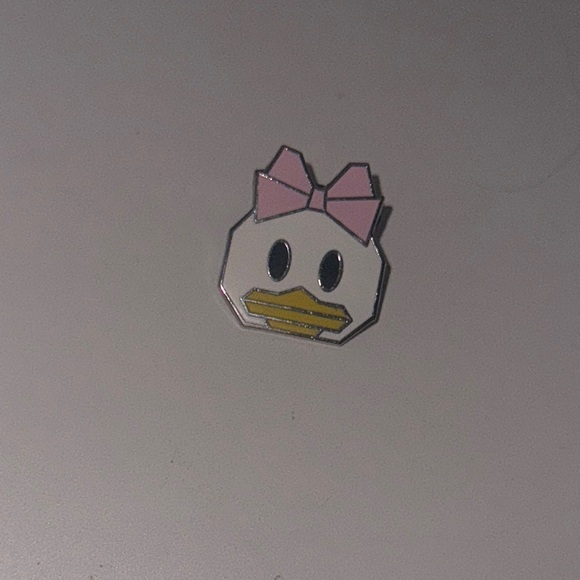 Disney | Accessories | Disney Daisy Duck Pink And Yellow Enamel Pin ...
